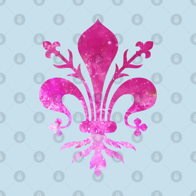Pink Florence Fleur de Lis - Fleur De Lis - T-Shirt sold by DanieWard ...