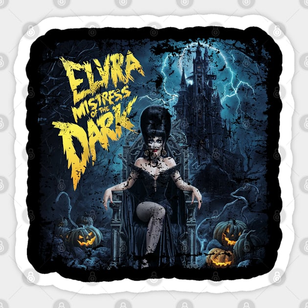 ELVIRA MISTRESS OF THE DARK | ELVIRA HALLOWEEN - Elvira - Sticker ...