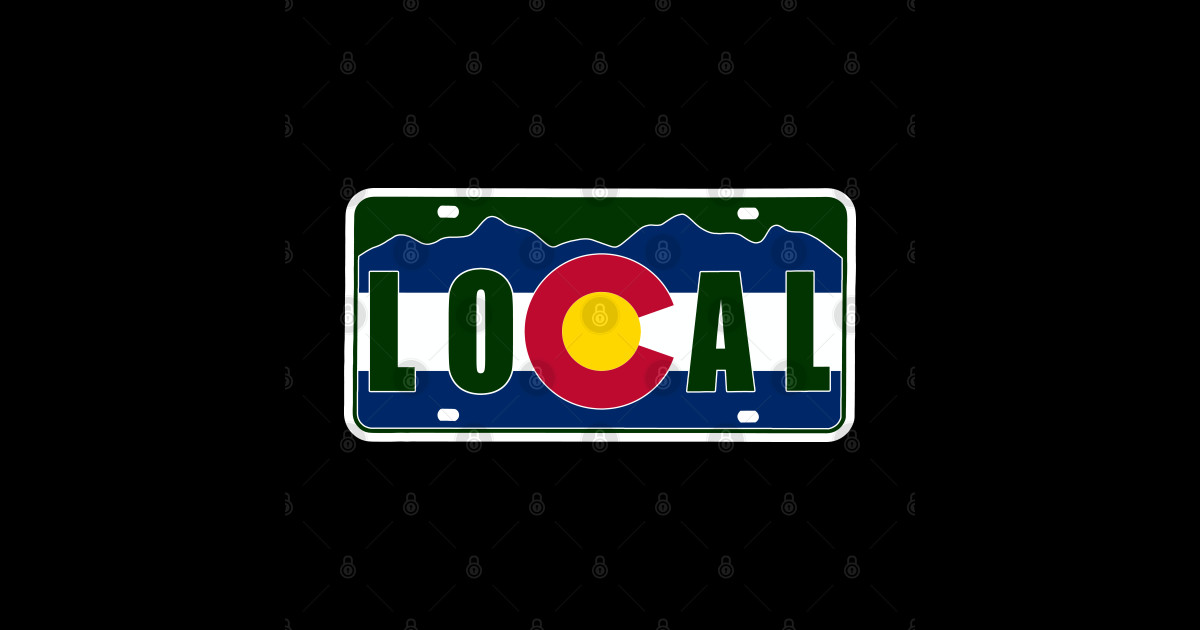 Colorado Local License Plate Souvenir - Colorado Local License Plate ...