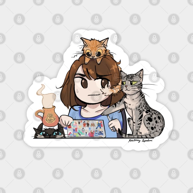 New Cute Avatar - Cat - Sticker | TeePublic