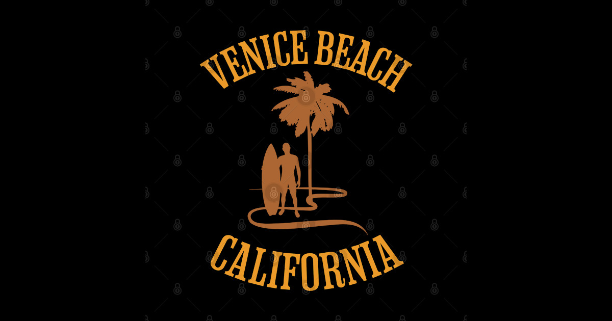 Venice-Beach - Venice Beach - Sticker | TeePublic
