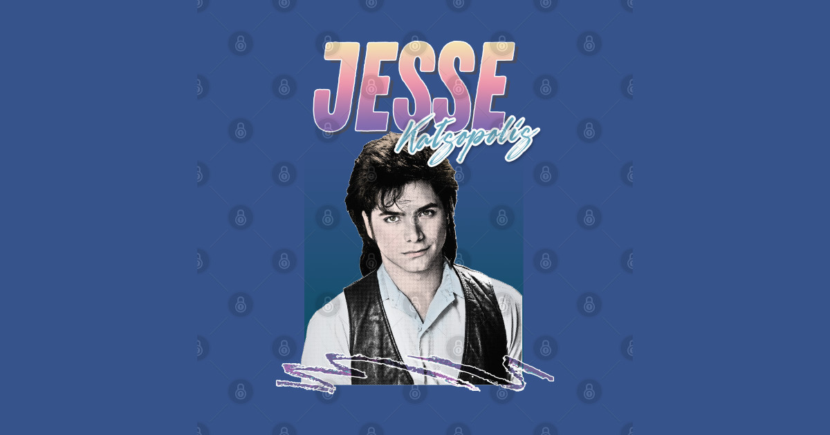 Jesse Katsopolis Full House 90s Styled Aesthetic Design - Jesse ...