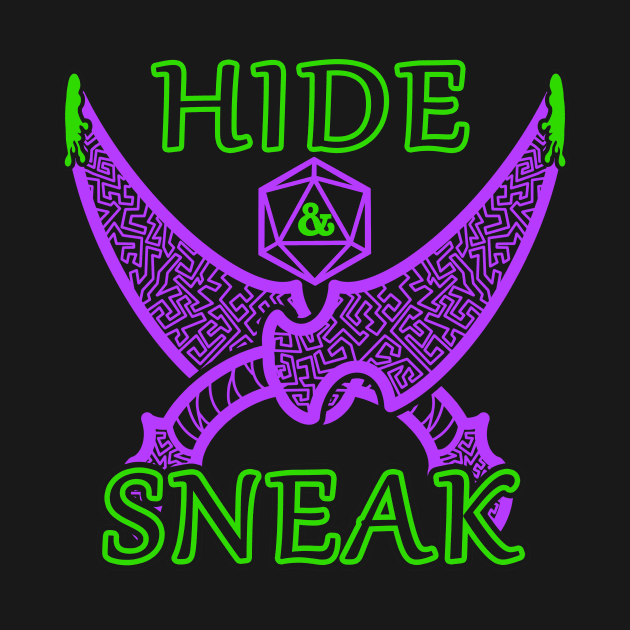 Hide and Sneak Rogue Thief Class Poison Daggers Funny Dungeon Tabletop ...