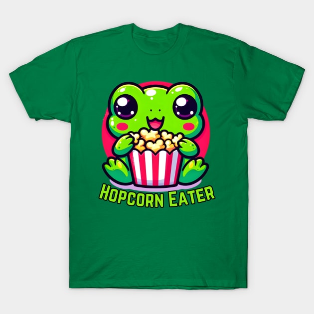 Popcorn frog for movie - Popcorn - T-Shirt | TeePublic