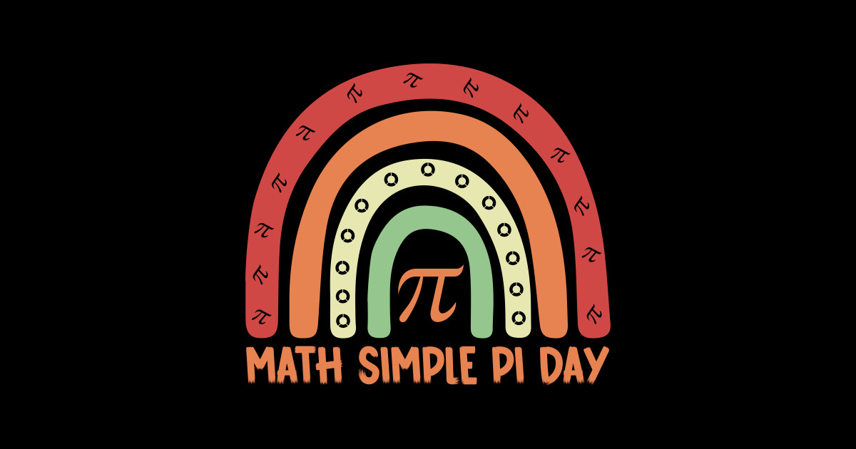 Math Simple Pi Day! - Pi Day - Posters and Art Prints | TeePublic