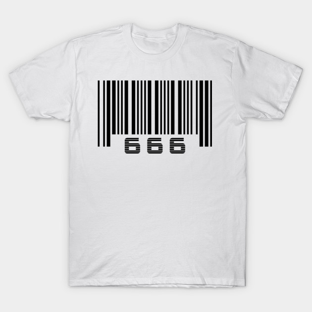 evil barcode - 666 - T-Shirt | TeePublic