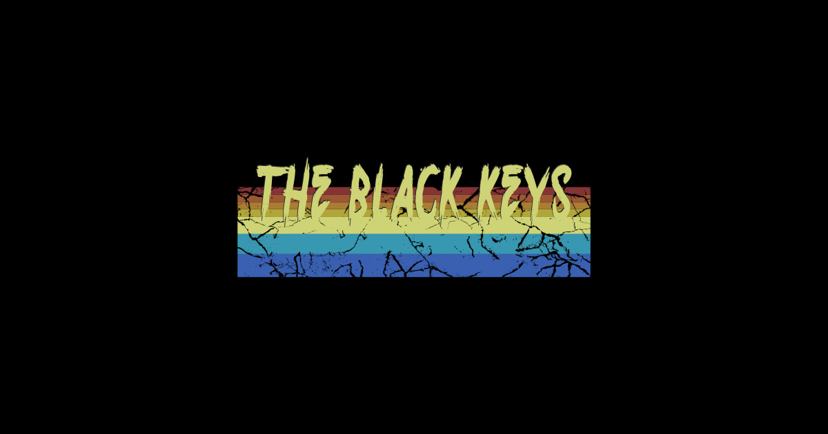 line vintage - the black keys - The Black Keys - Sticker | TeePublic