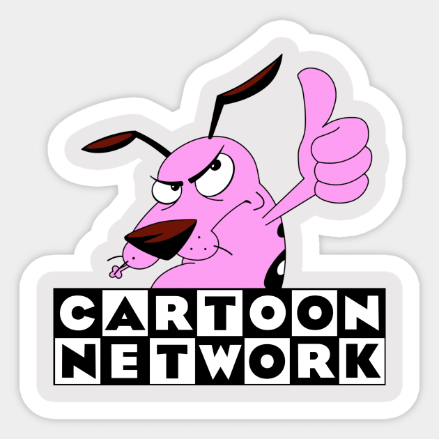 cartoon network coraje - Courage - Sticker | TeePublic
