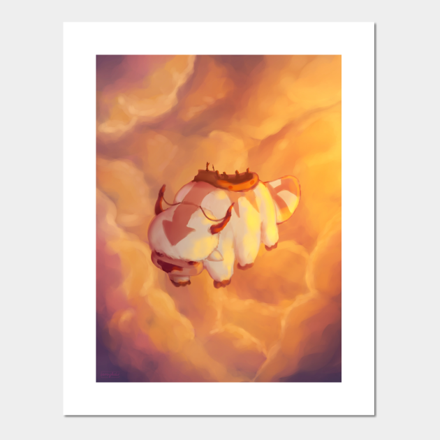 Appa - Avatar The Last Airbender - Posters and Art Prints | TeePublic
