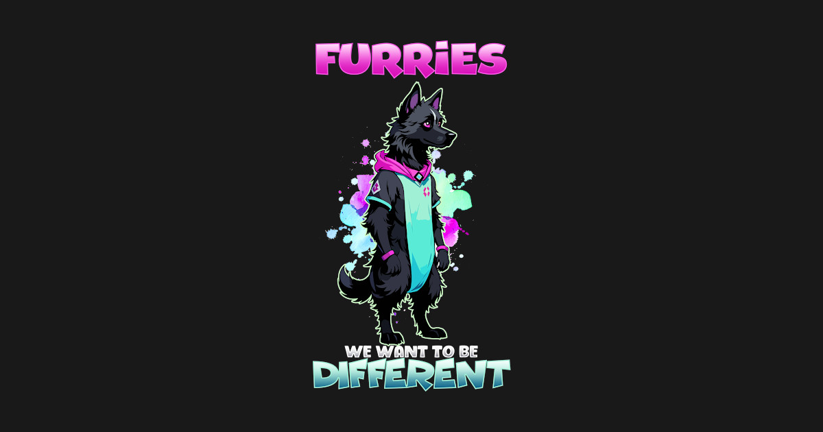 Furries We Want To Be Different I Cute Furry Cosplay Fandom - Furry - T ...