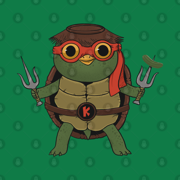 Kappa Ninja Mutant Turtle - Kappa - Pillow | TeePublic