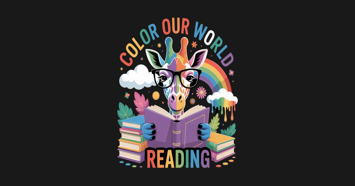 Reading Colors Our World - Reading Colors Our World - T-Shirt | TeePublic