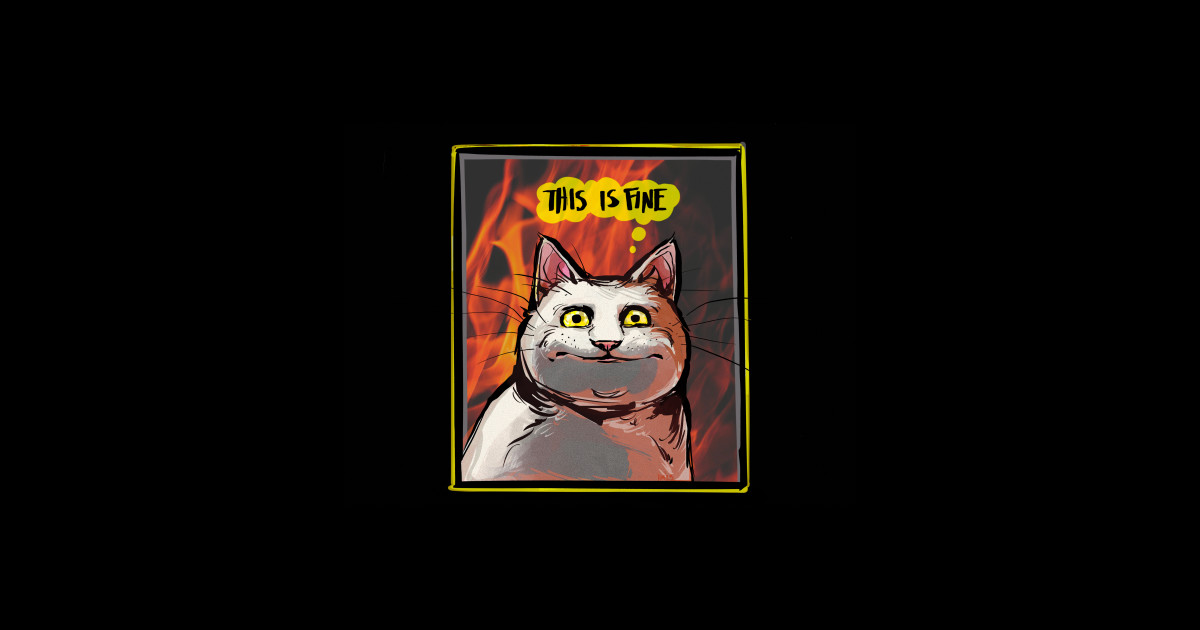 Millennial Cat - Funny Cat - Sticker | TeePublic