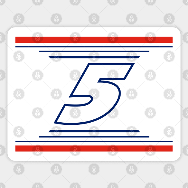 Kyle Larson #5 2024 NASCAR Design - Kyle Larson - Sticker | TeePublic