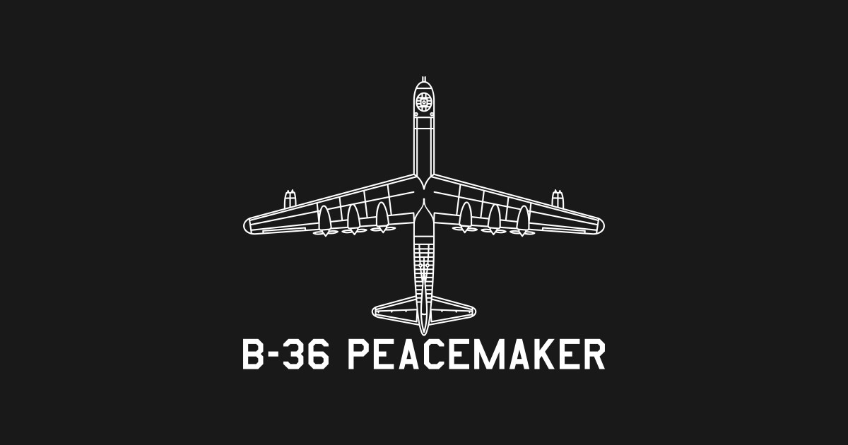 Convair B-36 Peacemaker Airplane Aircraft Blueprint Plane Art - B 36 ...