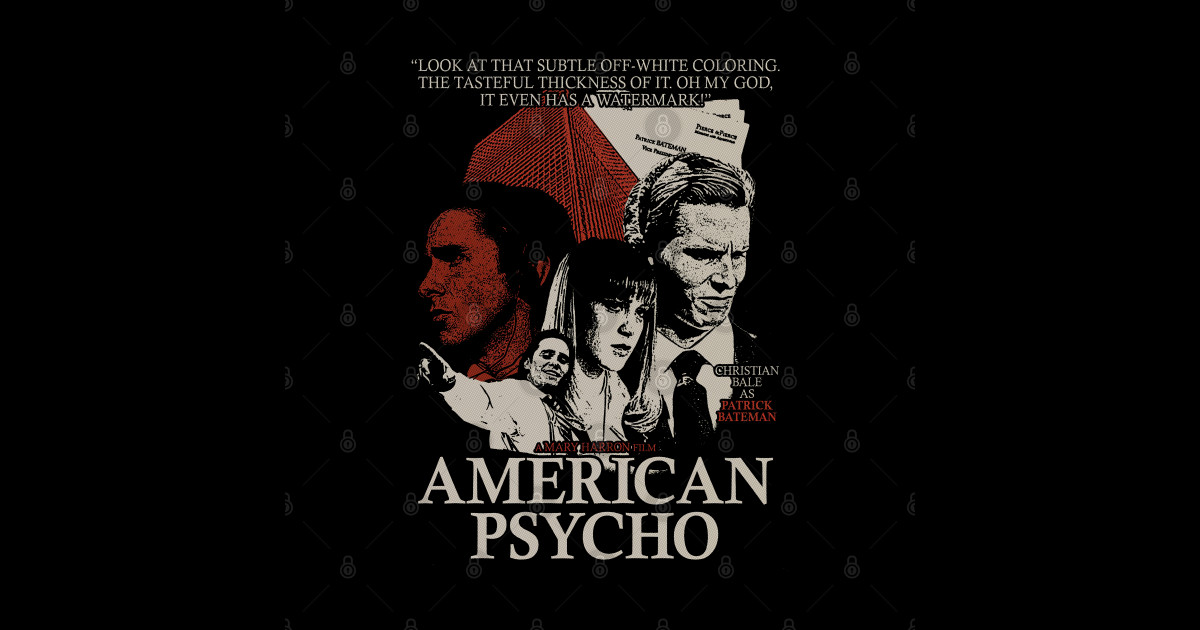 American Psycho - American Psycho - Sticker | TeePublic