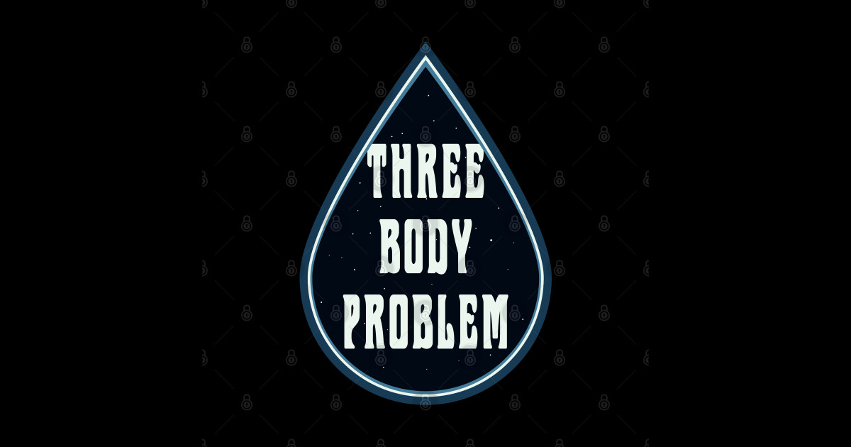 droplet trisolaris - 3 Body Problem - Sticker | TeePublic