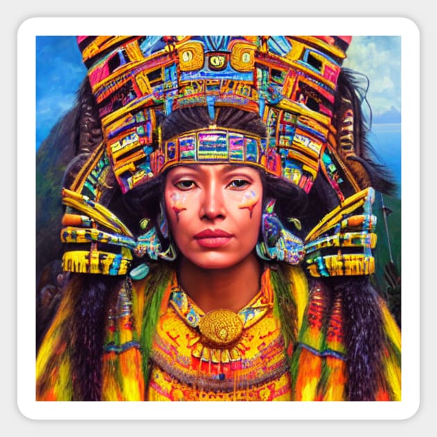 Inca Goddess #5 - Inca - Sticker | TeePublic
