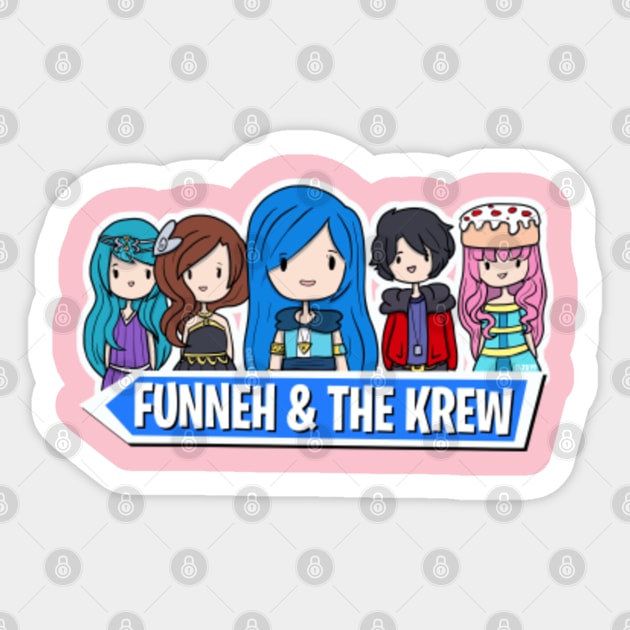 Funneh Krew Cuties - Funneh - Sticker | TeePublic