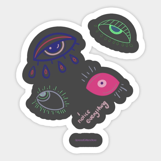 I see you - Illustrations - Sticker | TeePublic
