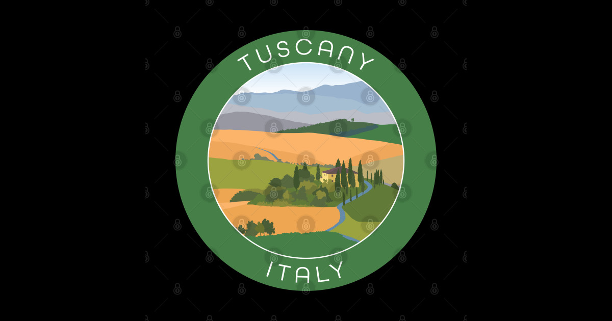 Tuscany Italy - Tuscany - Sticker | TeePublic