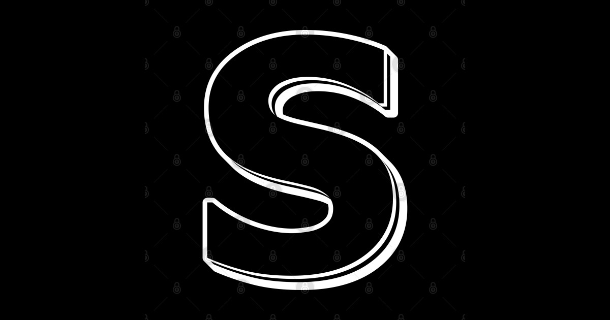 Letter S - Letters - Sticker | TeePublic