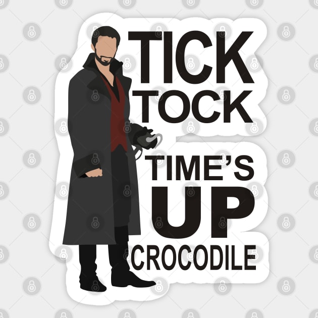 Captain Hook - Tick Tock - Captain Hook - Sticker | TeePublic