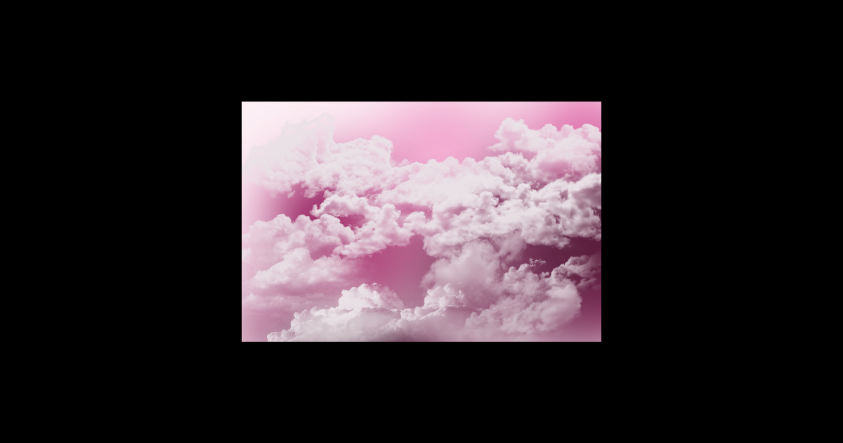 Pink clouds - Pinck Clouds - Sticker | TeePublic