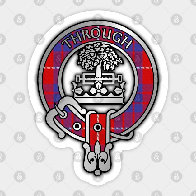 Clan Hamilton Crest & Tartan - Hamilton - Sticker | TeePublic