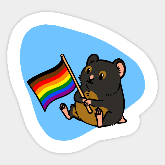 Hamster Pride People of color inclusive Pride flag - Pride Month ...