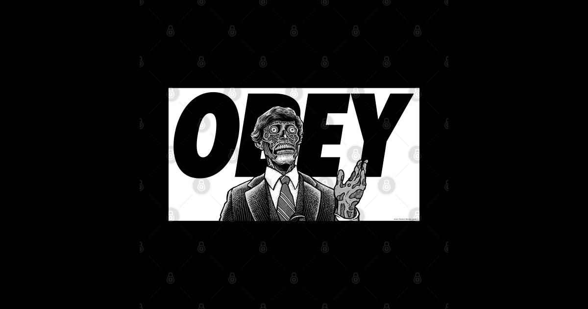 They Live, John Carpenter, Cult Classic - They Live - Sticker | TeePublic