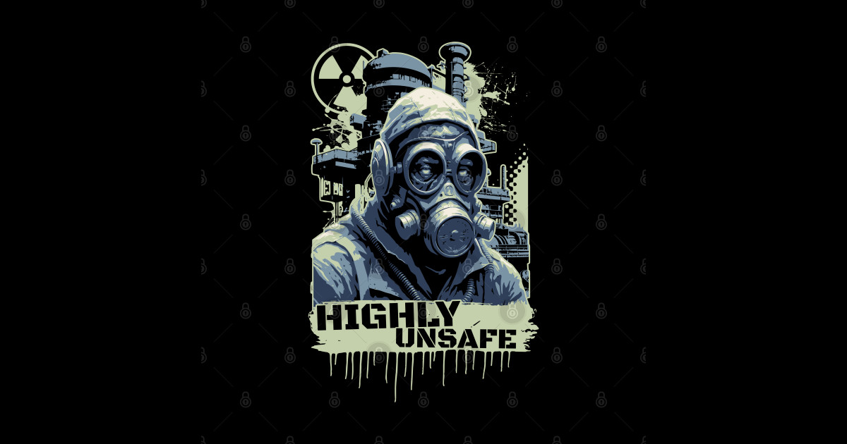 Highly Unsafe Radioactive Gas-Mask Zombie - Zombie Apocalypse ...