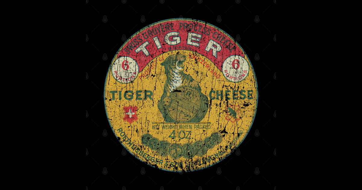 Tiger Cheese 1945 - Cheese - T-Shirt | TeePublic