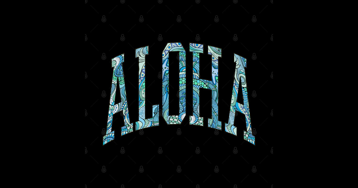 Aloha | Cute Summer Vacation | Boho Hawaii Ocean - Aloha - Posters and ...