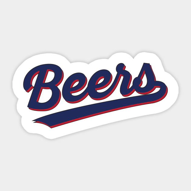Baseketball Beers - Beers - Sticker | TeePublic