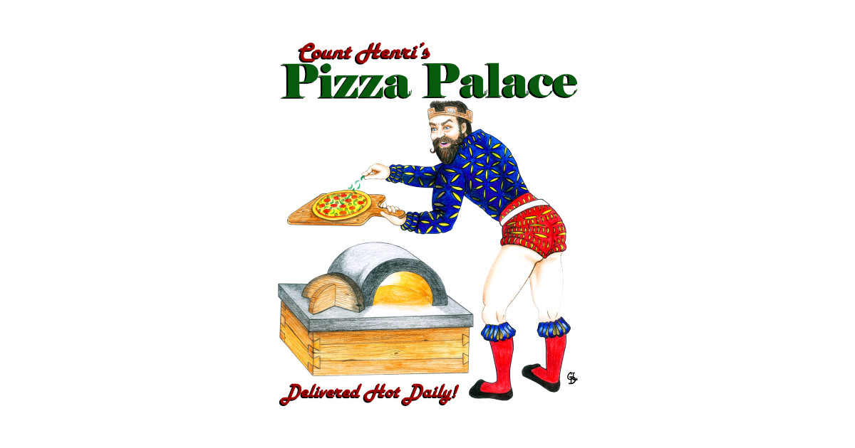 Count Henri's Pizza Palace - Sca - T-Shirt | TeePublic