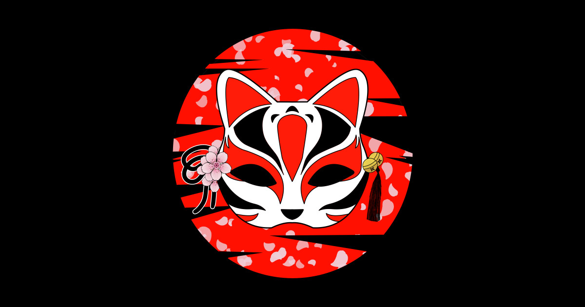 Neko (Cat) Mask - Cat - Sticker | TeePublic