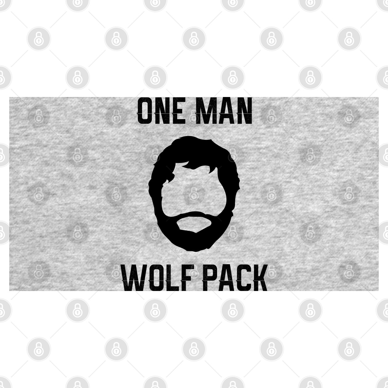 One Man Wolf Pack - The Hangover - T-Shirt | TeePublic