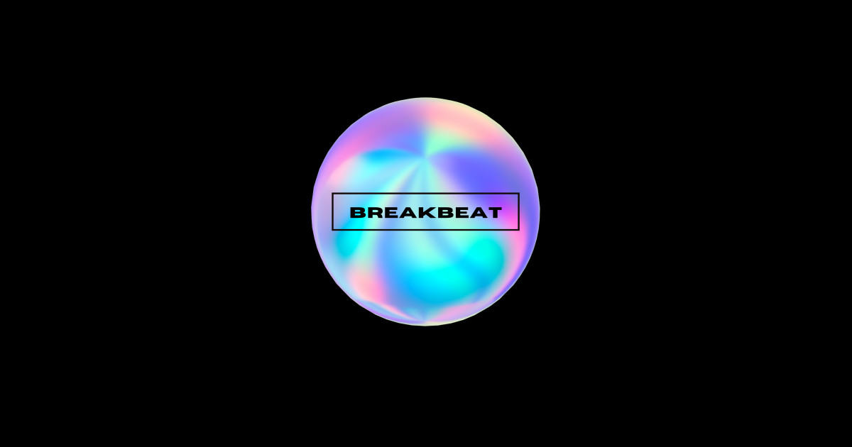BREAKBEAT - Y2k Breaks 4 Life (black) - Breakbeat - Sticker | TeePublic