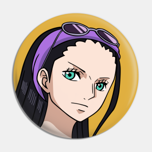 Nico Robin Japanese One Piece Pins and Buttons for Sale | TeePublic