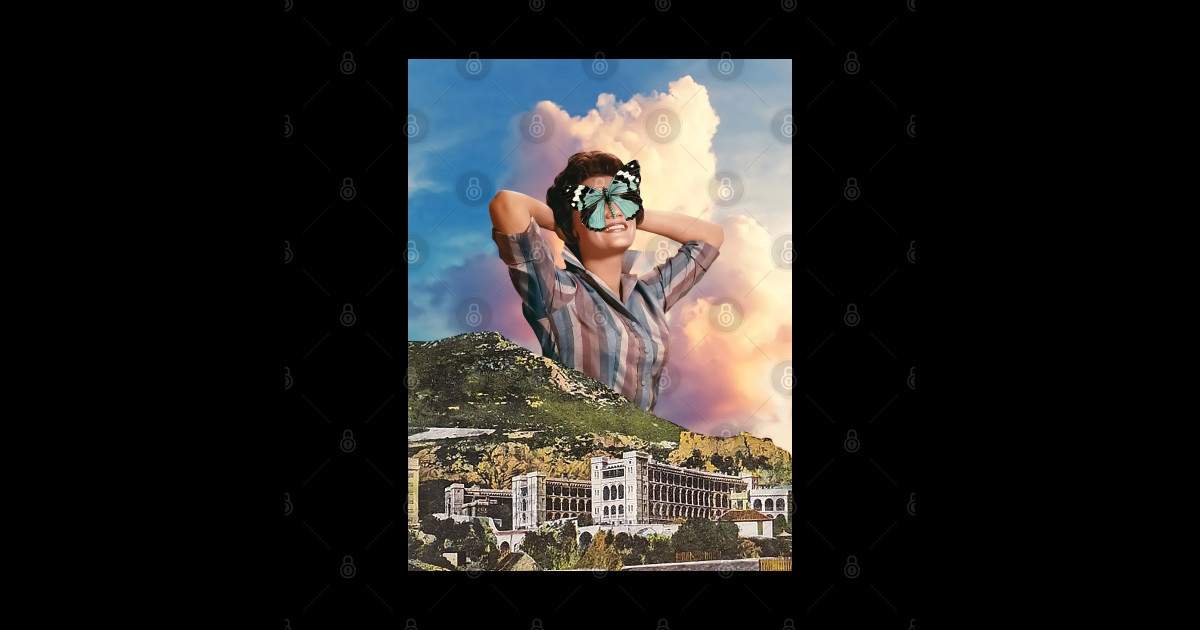 First Of May - Surreal/Collage Art - Artsy Style - Sticker | TeePublic