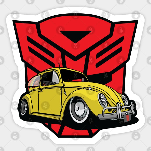 bumblebee car vector
