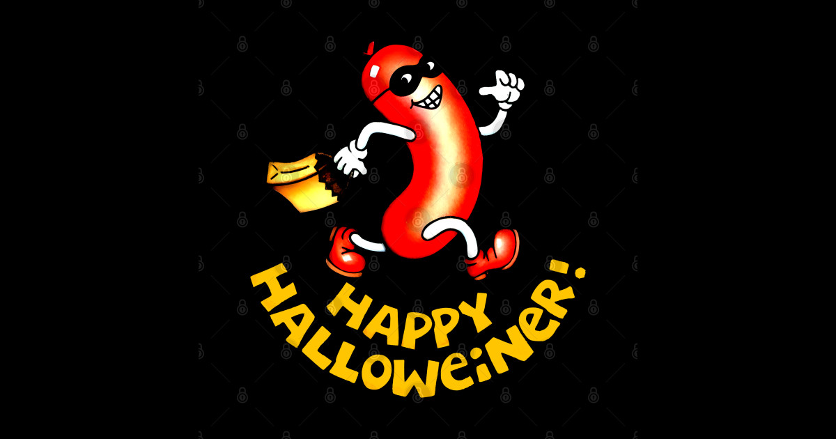 Happy Halloweiner! - Vintage Halloween - Sticker | TeePublic