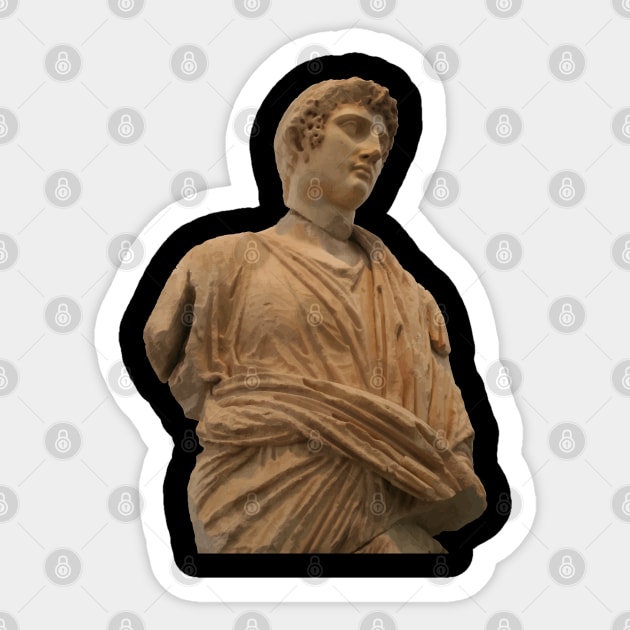 Statue of Roman Citizen Wearing Toga Vector Art - Roman Statue ...