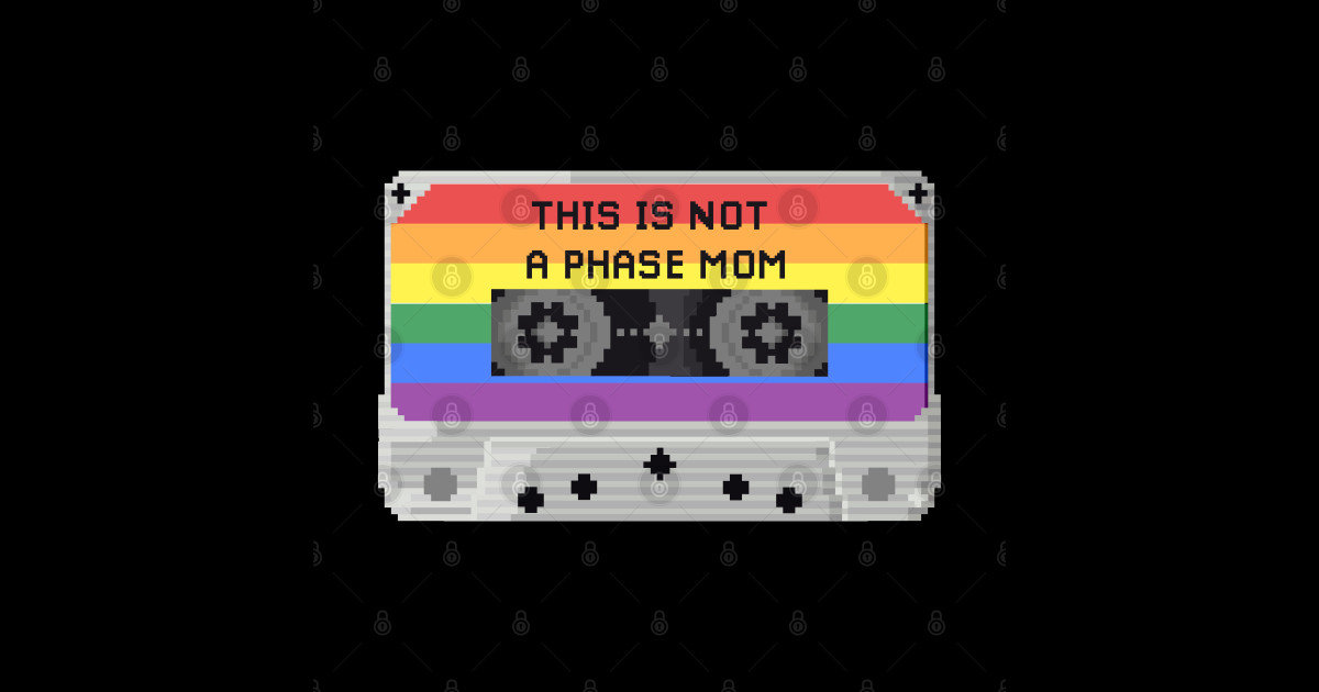 this is not a phase mom (vintage pixel art design) - Not A Phase ...
