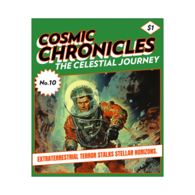 Vintage Sci Fi Comic Book Cover - Retro Sci Fi - T-Shirt | TeePublic