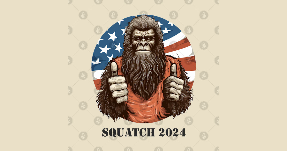 Squatch 2024 - Sasquatch - T-Shirt | TeePublic