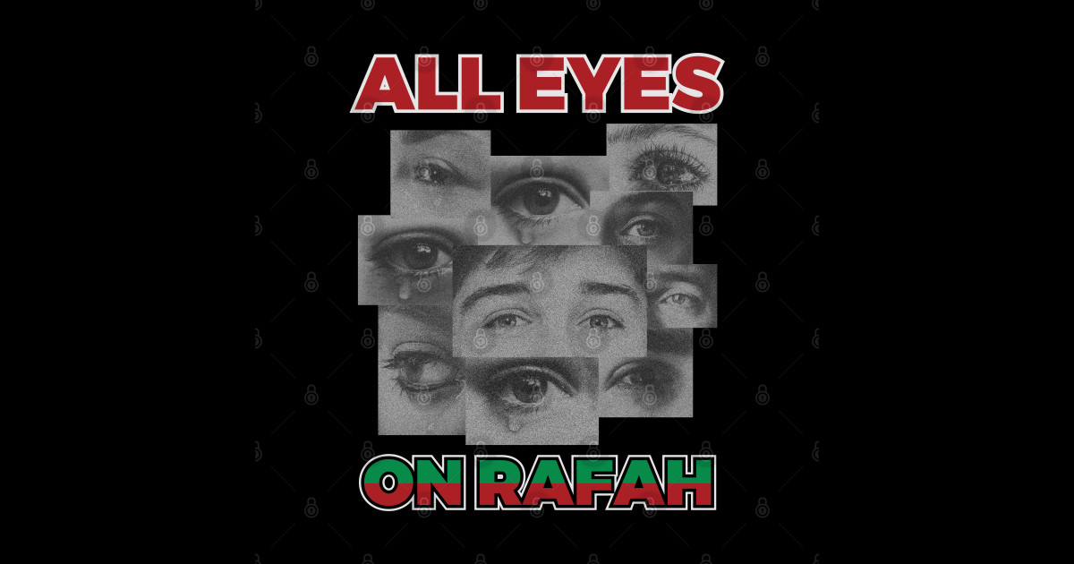 All-Eyes-On-Rafah - All Eyes On Rafah - Sticker | TeePublic