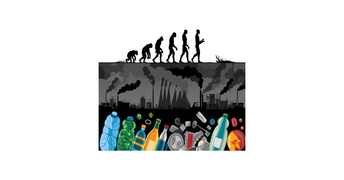 Human Evolution Pollution Cool Earth Day Lover Gift - Human Evolution ...