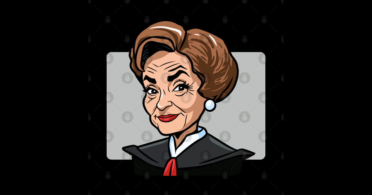 Judge Judy humour - Judge Judy - Sticker | TeePublic